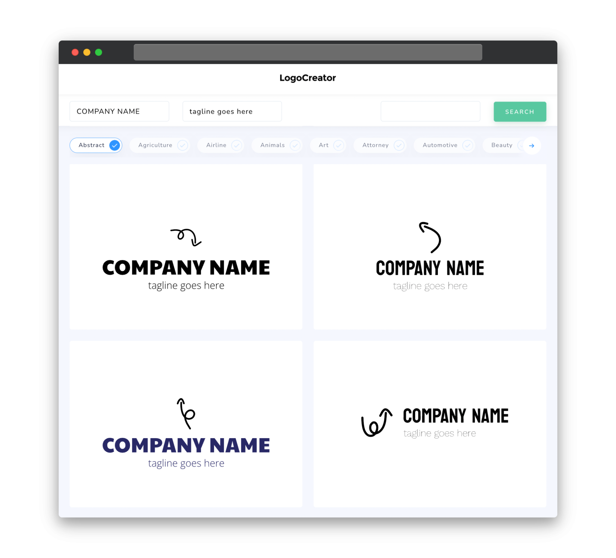 Curvy Logo Design: Create Your Own Curvy Logos