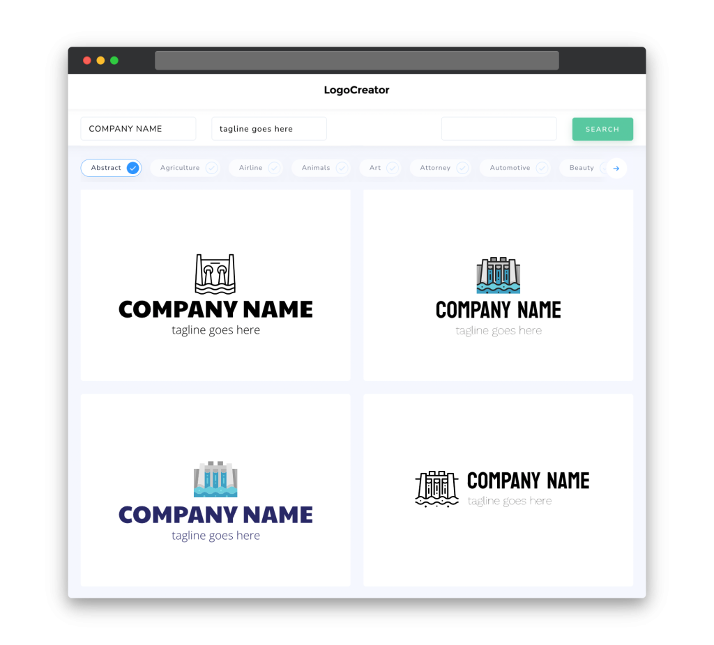 Dam Logo Design: Create Your Own Dam Logos
