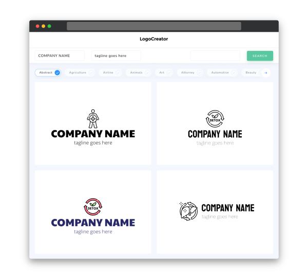 Detox Logo Design: Create Your Own Detox Logos