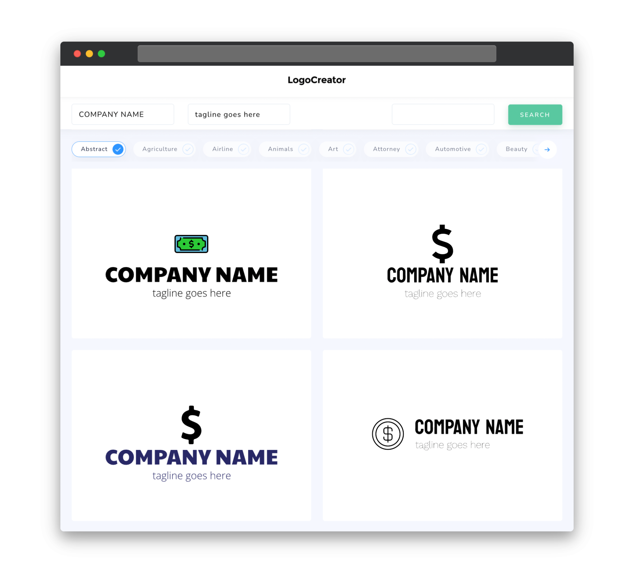 Dollar Logo Design: Create Your Own Dollar Logos