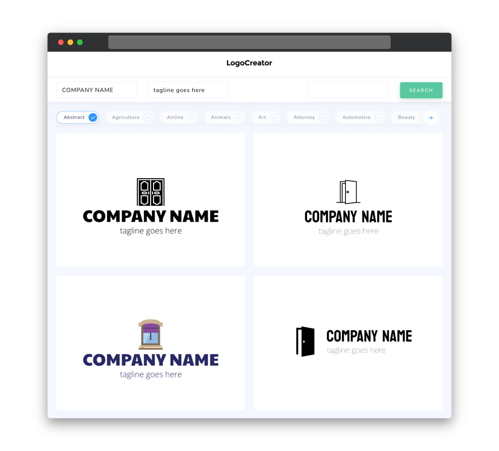 Door Logo Design: Create Your Own Door Logos