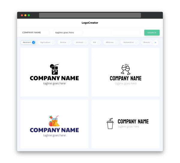 Drinking Logo Design: Create Your Own Drinking Logos