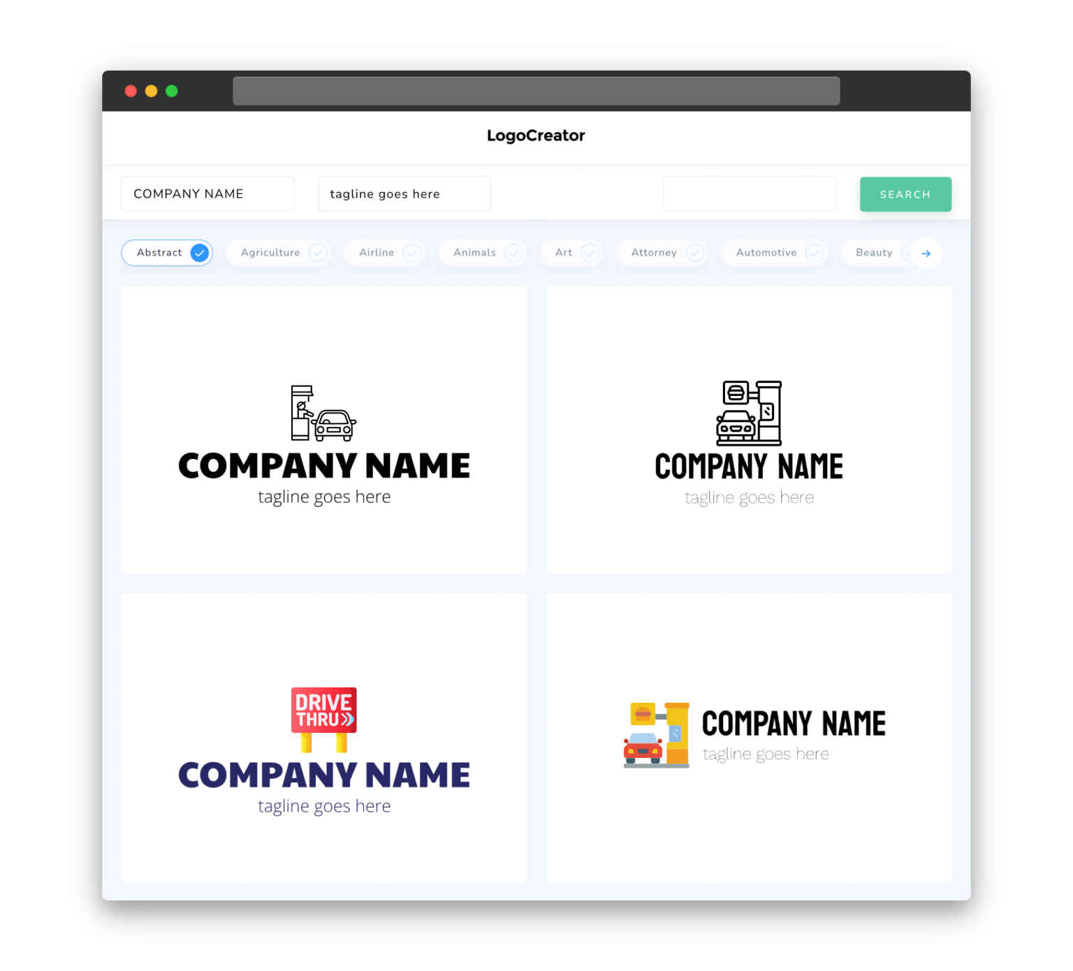 Drive Thru Logo Design: Create Your Own Drive Thru Logos