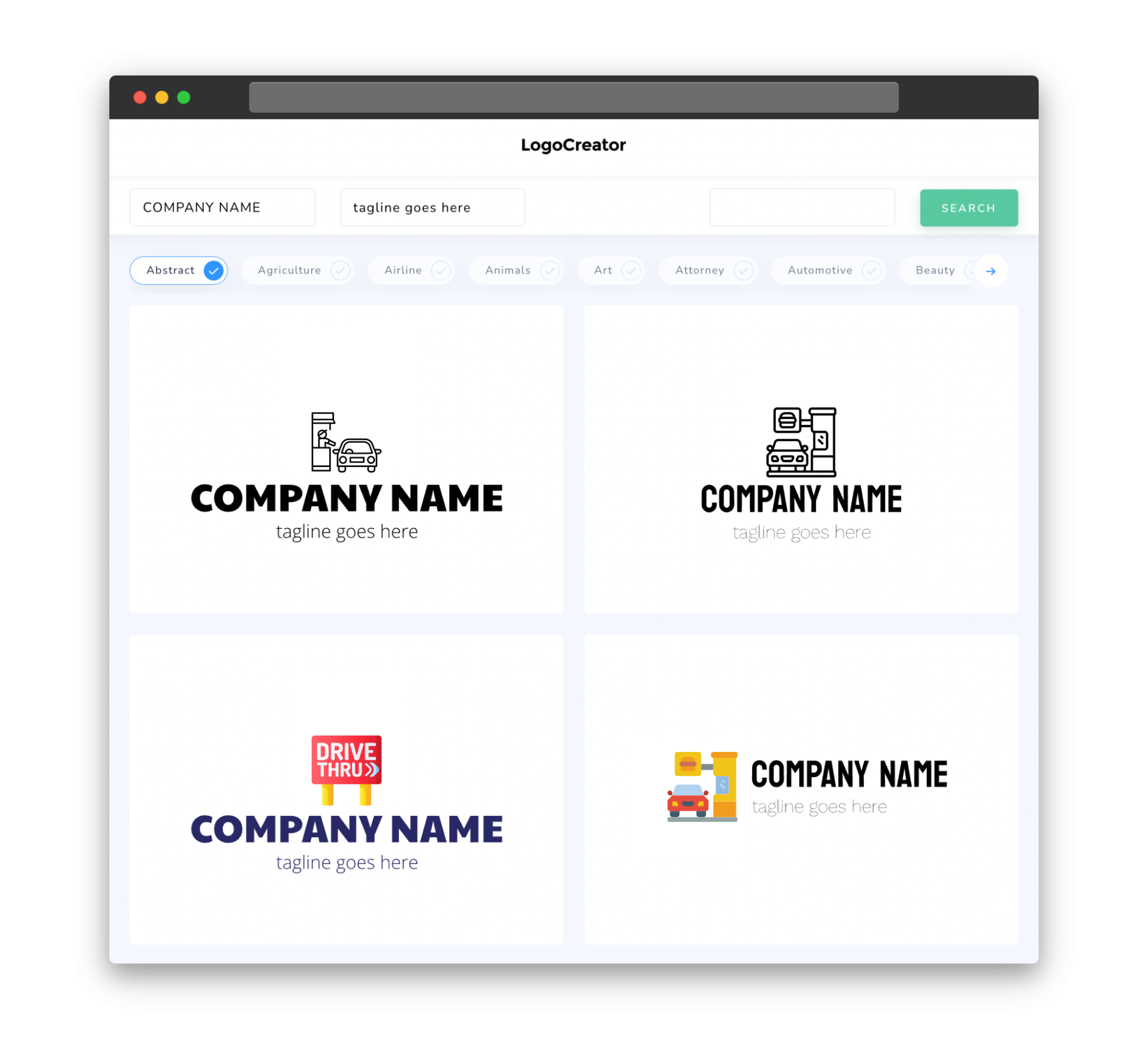 Drive Thru Logo Design: Create Your Own Drive Thru Logos