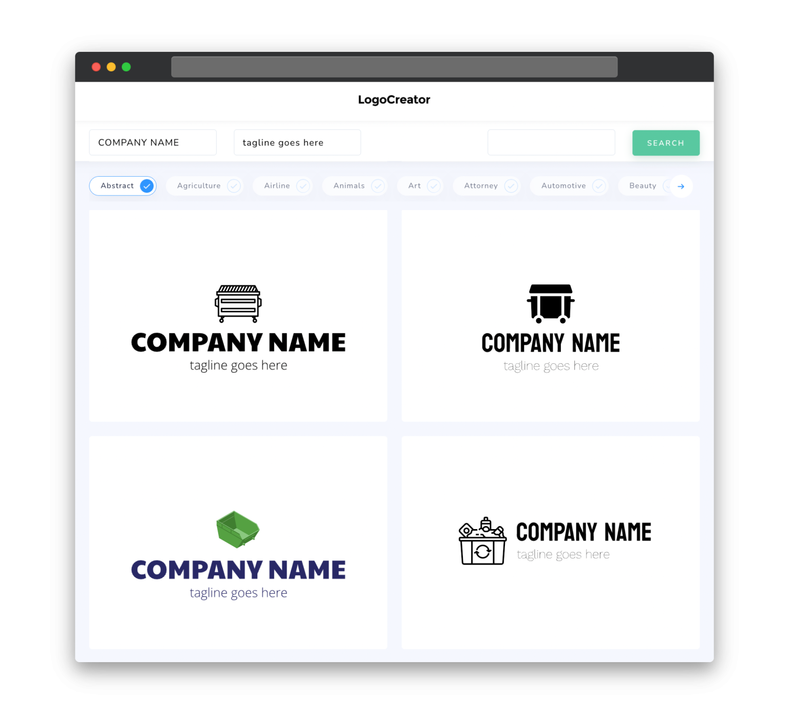 Dumpster Logo Design: Create Your Own Dumpster Logos