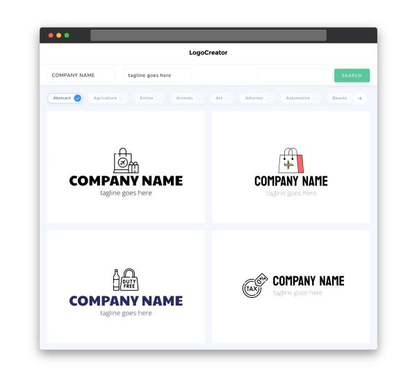 Duty Free Logo Design: Create Your Own Duty Free Logos
