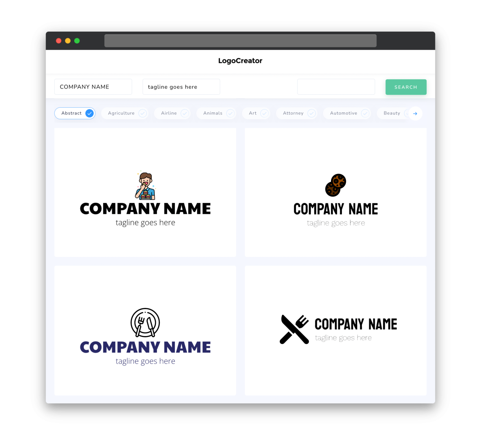 Eat Logo Design: Create Your Own Eat Logos