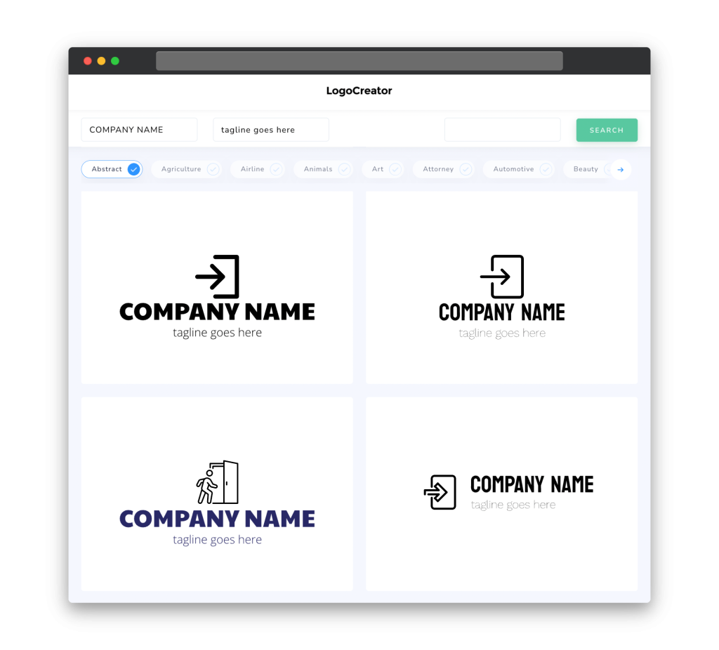Entrance Logo Design: Create Your Own Entrance Logos