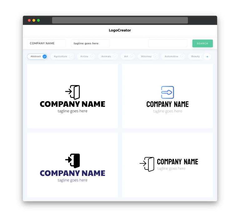 Entry Logo Design: Create Your Own Entry Logos