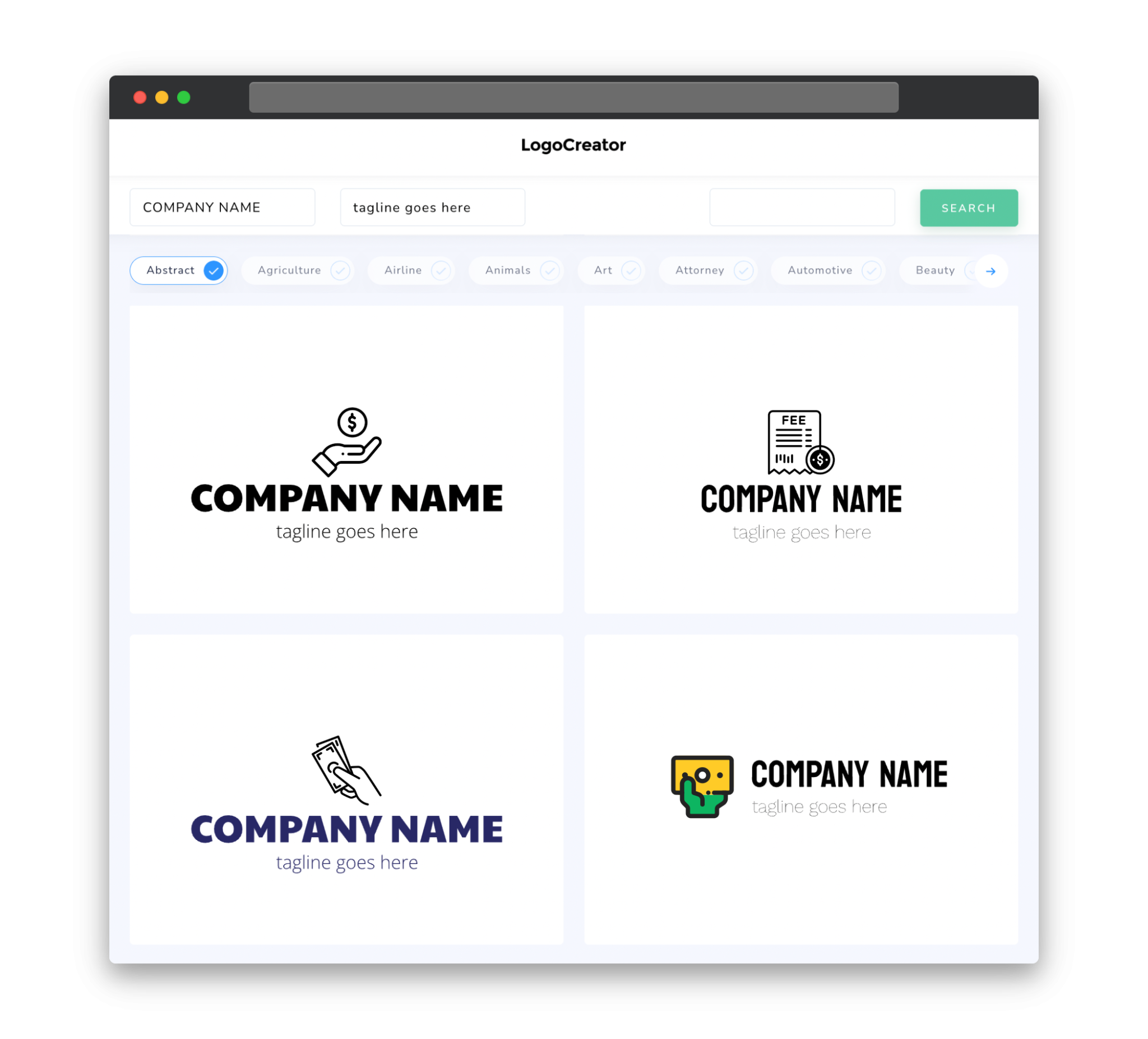 Fee Logo Design: Create Your Own Fee Logos