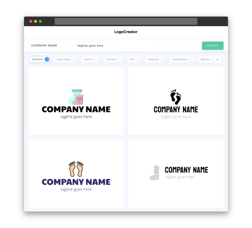 Feet Logo Design: Create Your Own Feet Logos
