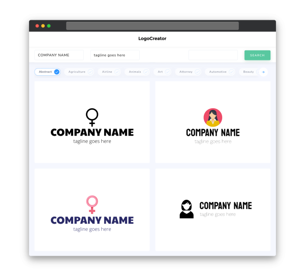 Female Logo Design: Create Your Own Female Logos