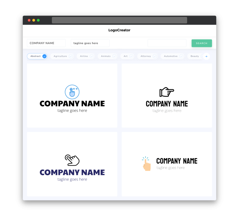 Finger Logo Design: Create Your Own Finger Logos