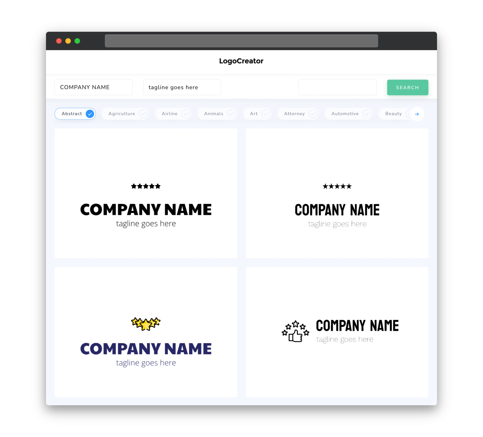 Five Star Logo Design: Create Your Own Five Star Logos