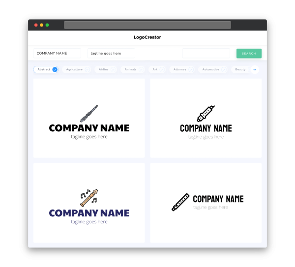 Flute Logo Design: Create Your Own Flute Logos