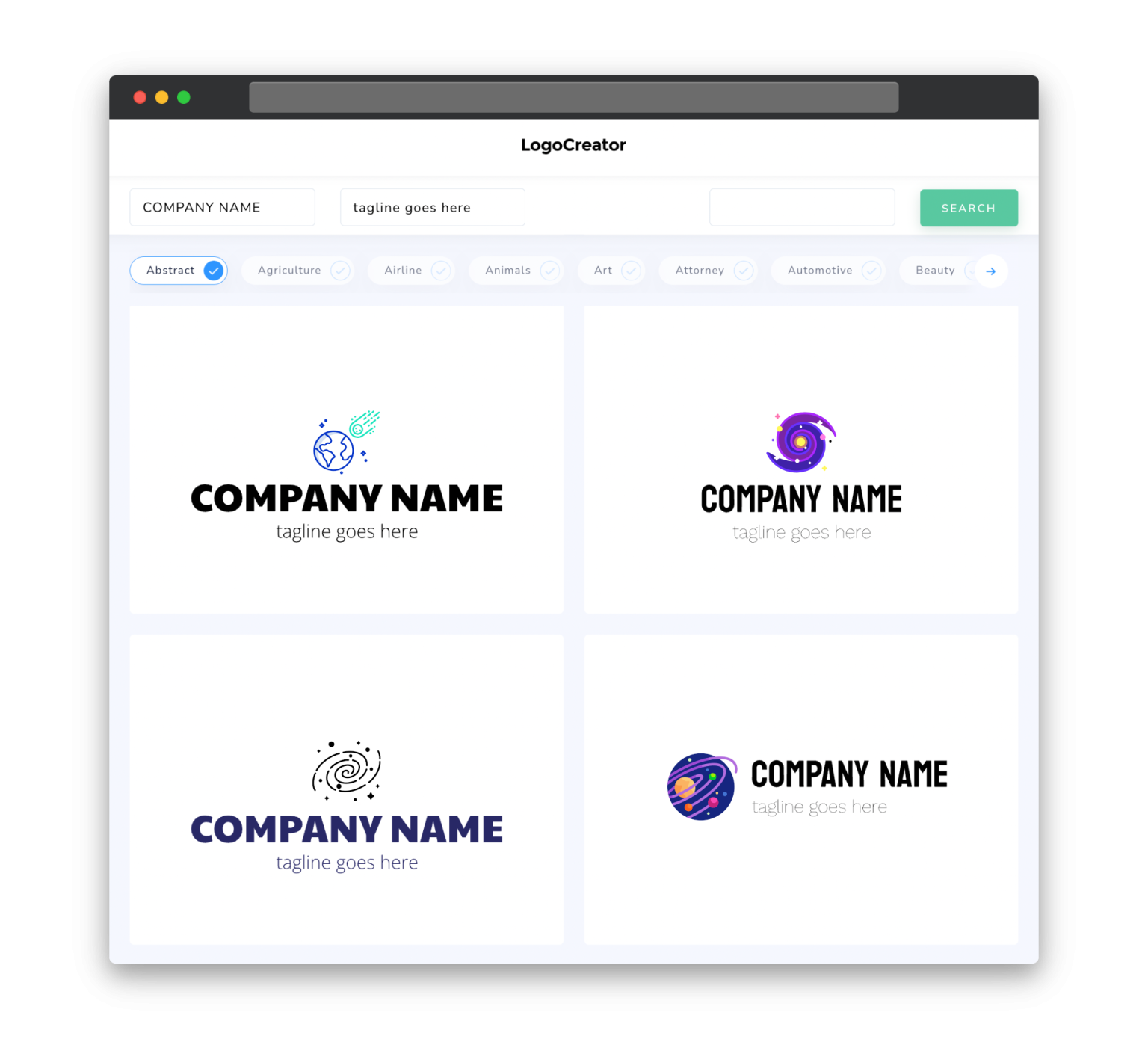 Galaxy Logo Design: Create Your Own Galaxy Logos