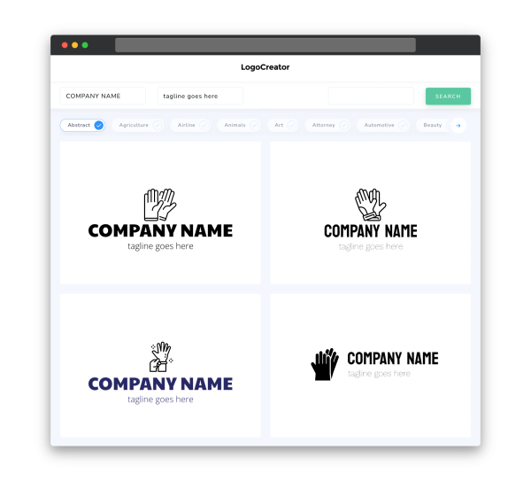 Glove Logo Design: Create Your Own Glove Logos