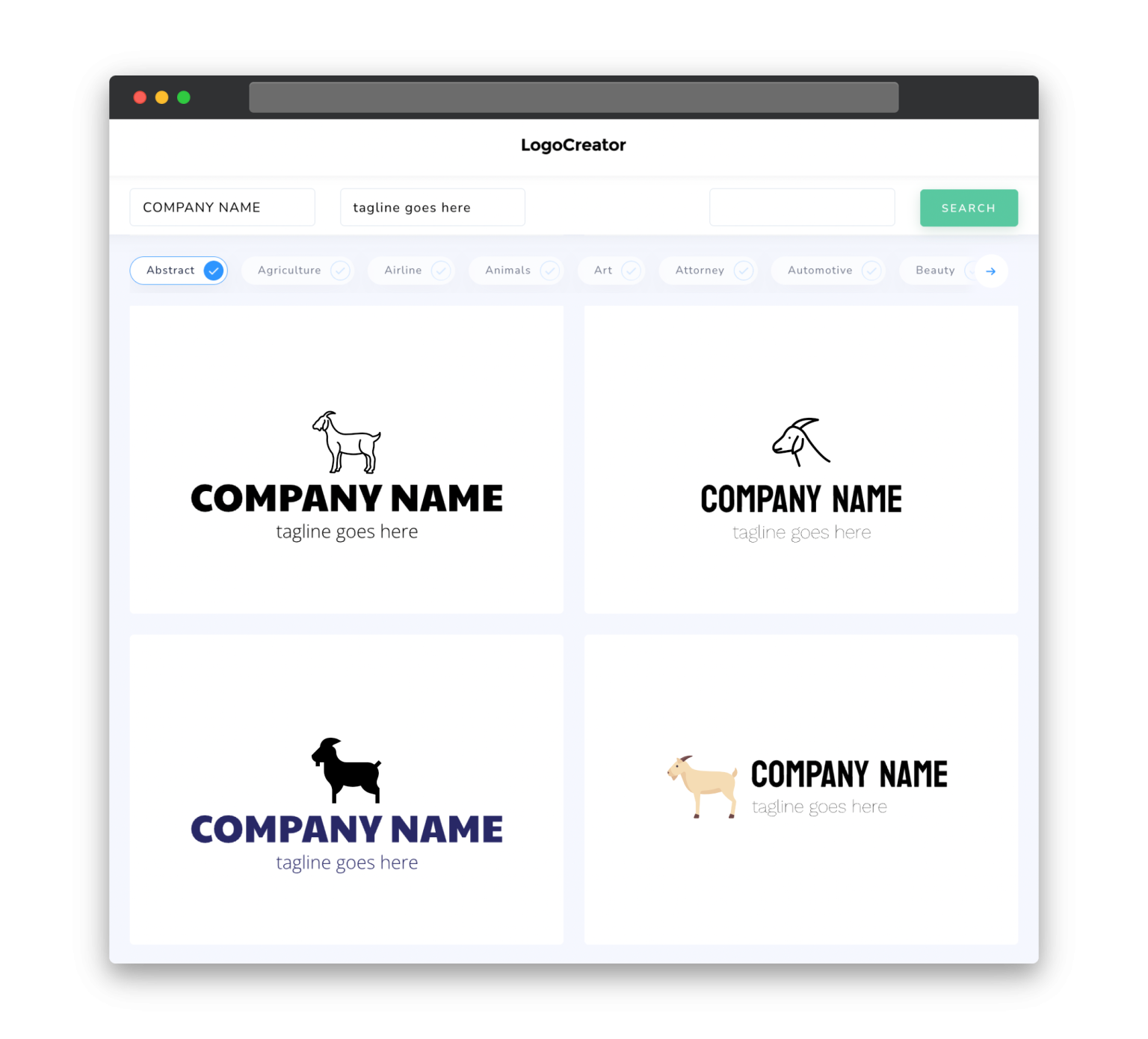 Goat Logo Design: Create Your Own Goat Logos
