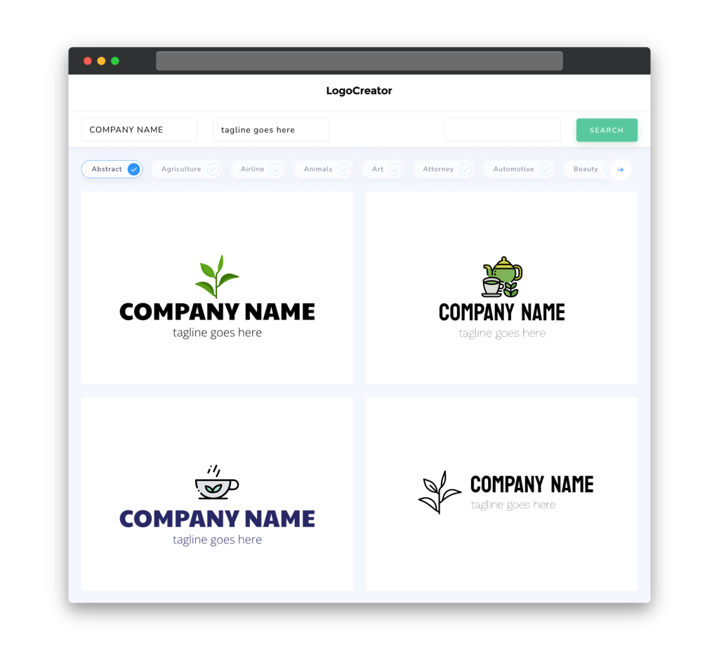 Green Tea Logo Design: Create Your Own Green Tea Logos