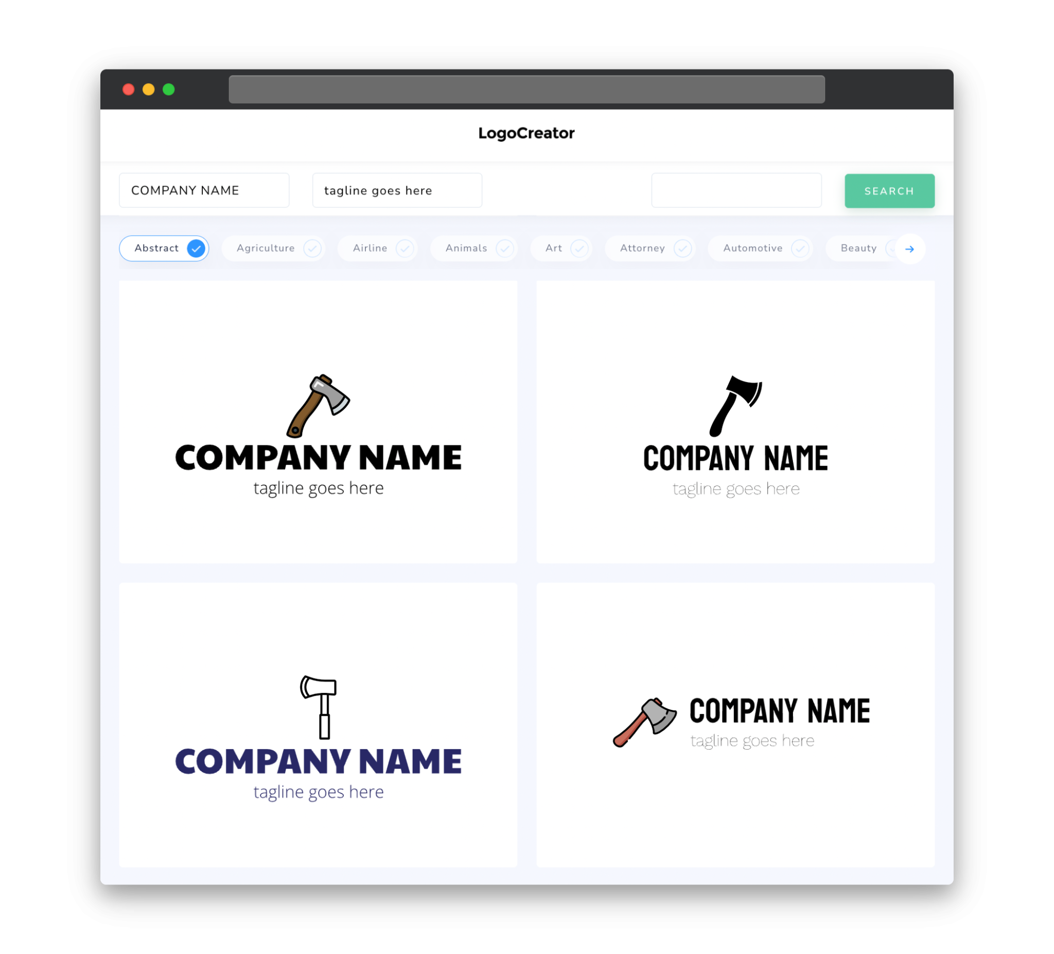 Hatchet Logo Design: Create Your Own Hatchet Logos