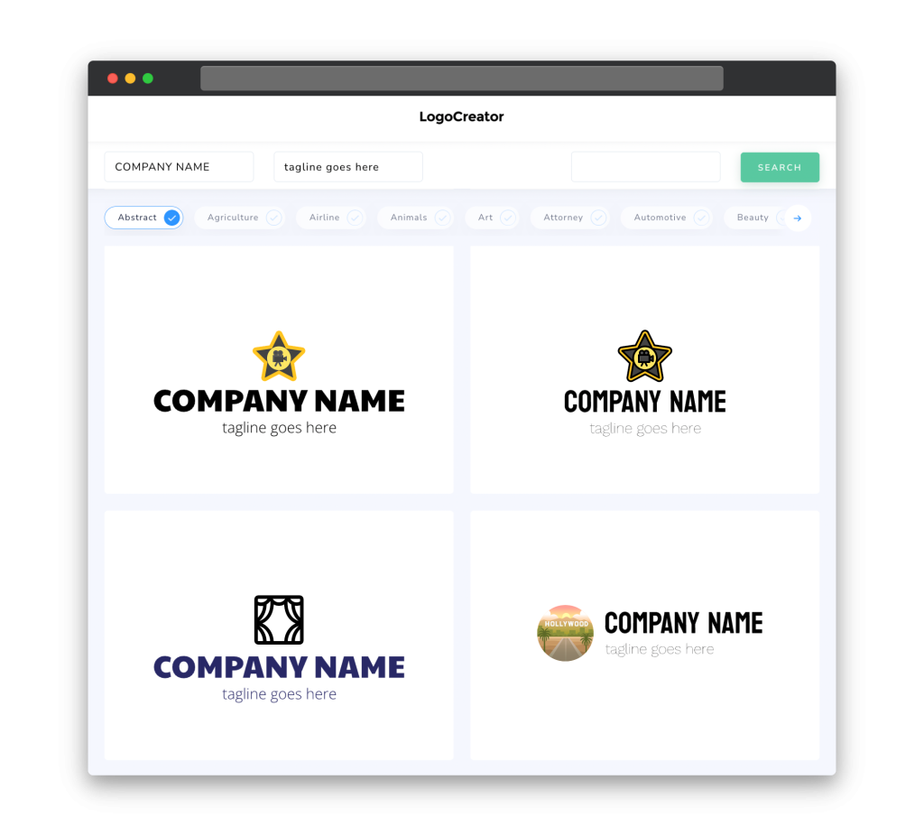Hollywood Logo Design: Create Your Own Hollywood Logos