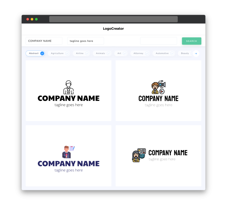 Journalist Logo Design: Create Your Own Journalist Logos