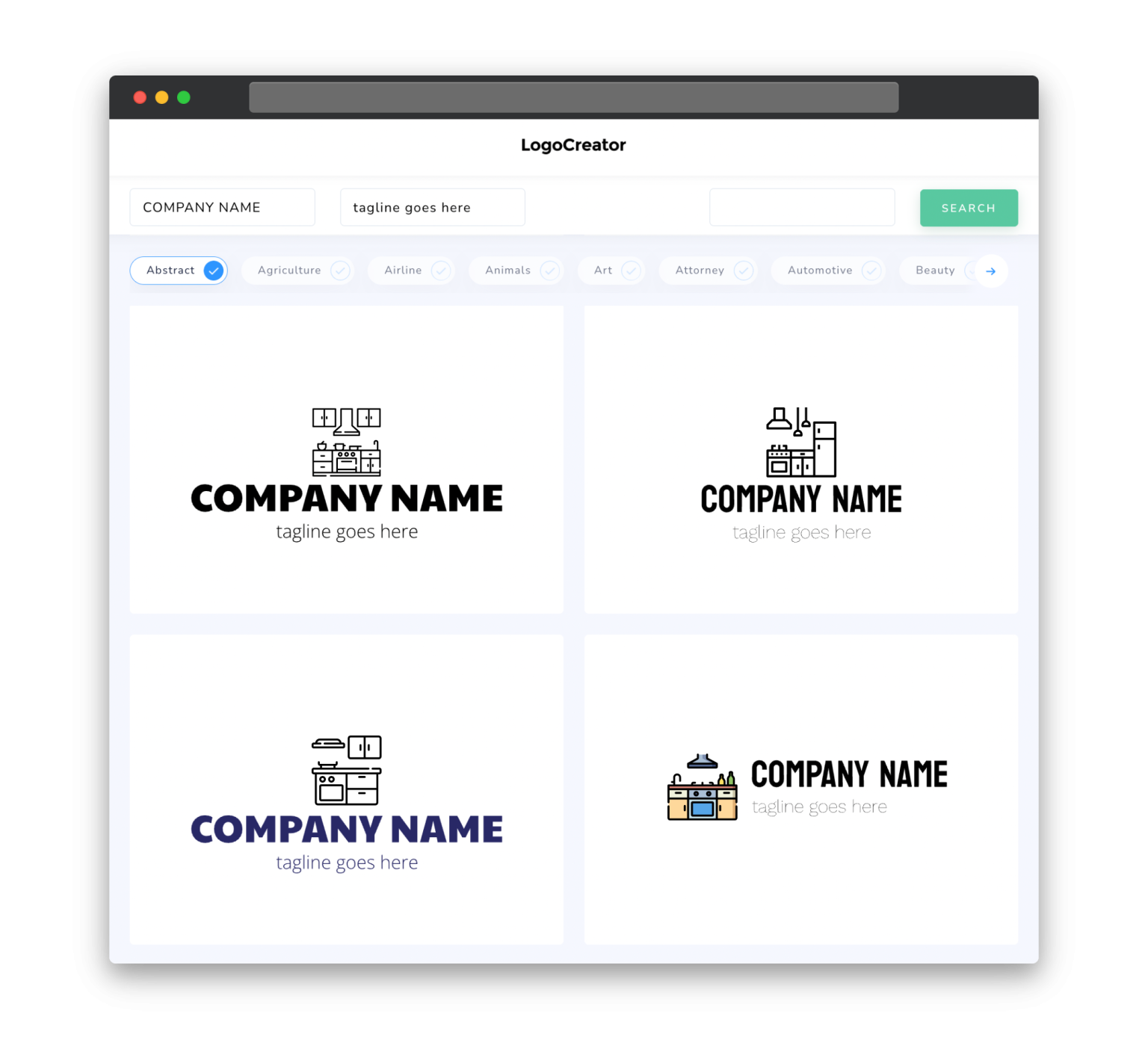 Kitchen Logo Design: Create Your Own Kitchen Logos