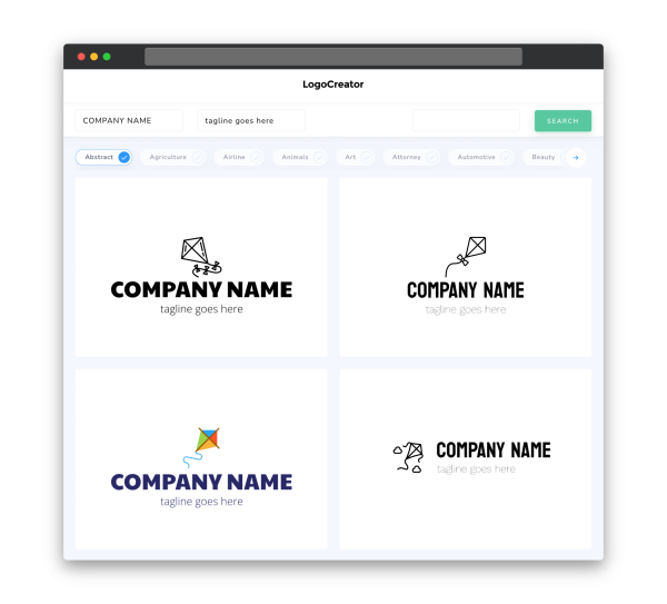 Kite Logo Design: Create Your Own Kite Logos