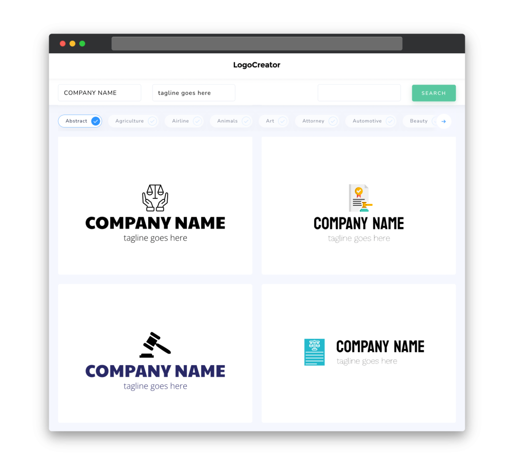Legal Services Logo Design: Create Your Own Legal Services Logos