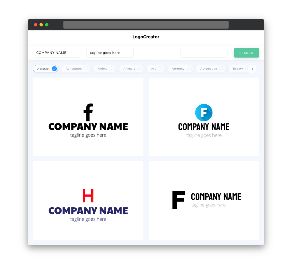 Letter F Logo Design: Create Your Own Letter F Logos