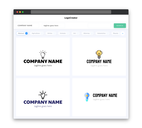 Light Bulb Logo Design: Create Your Own Light Bulb Logos