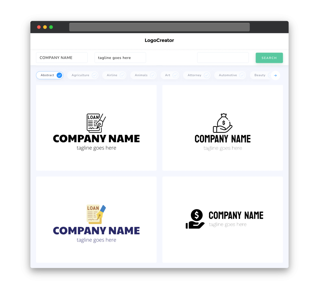 Loan Logo Design: Create Your Own Loan Logos