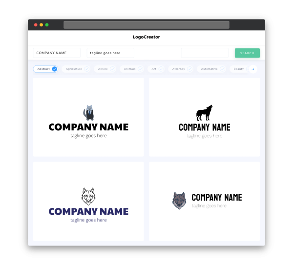 Lone Wolf Logo Design: Create Your Own Lone Wolf Logos