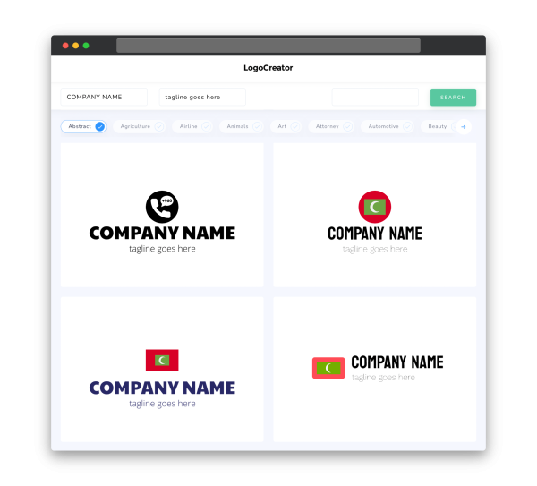 Maldives Logo Design: Create Your Own Maldives Logos