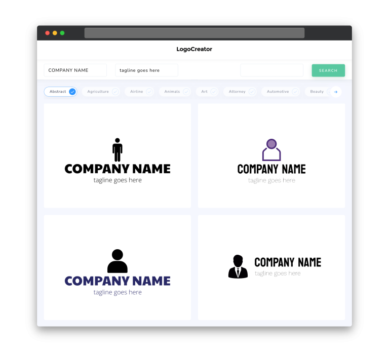 Man Logo Design: Create Your Own Man Logos