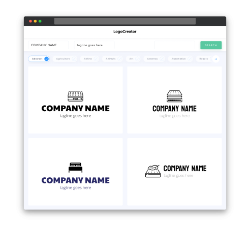 Mattress Logo Design: Create Your Own Mattress Logos