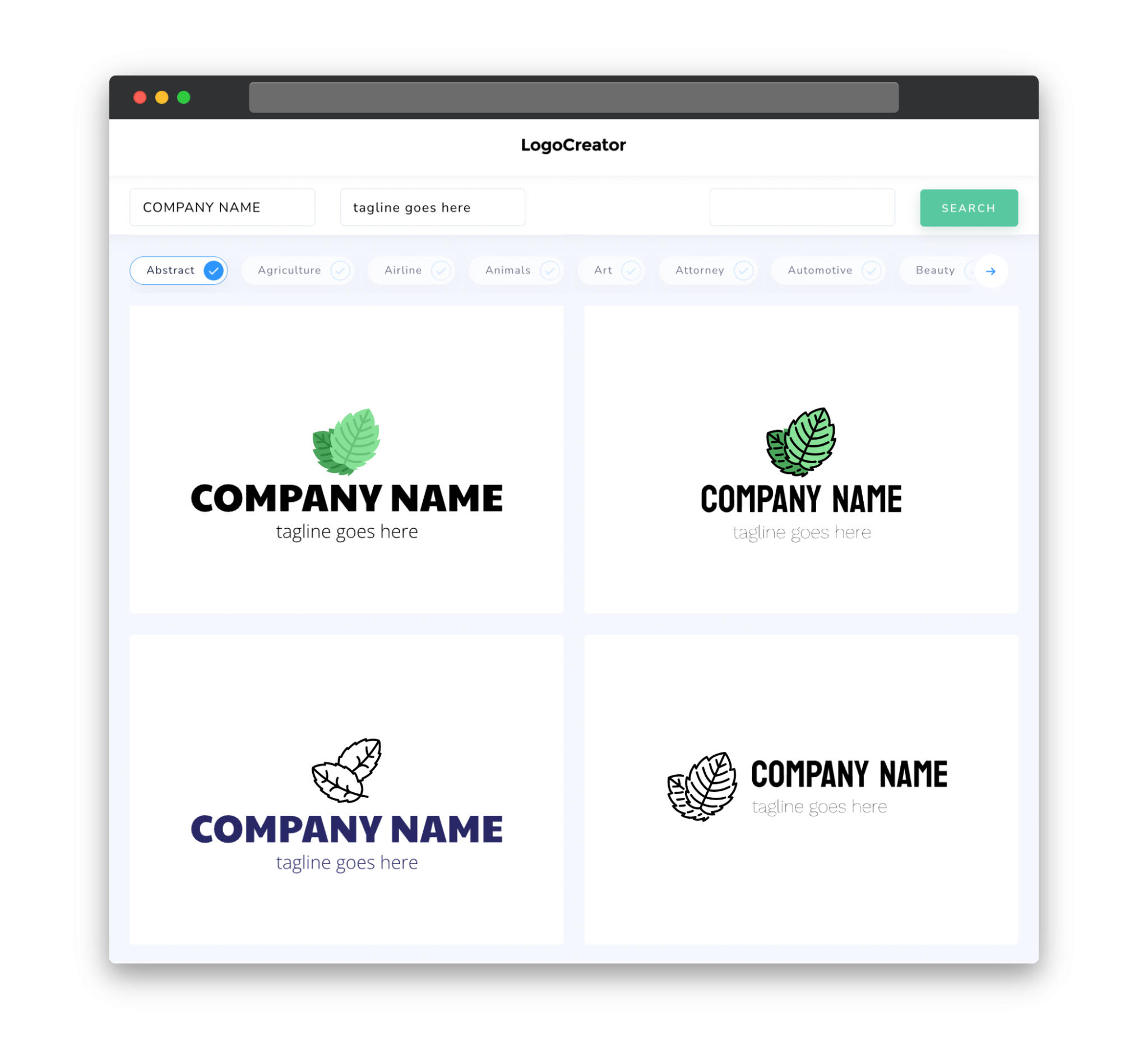 Mint Green Logo Design: Create Your Own Mint Green Logos
