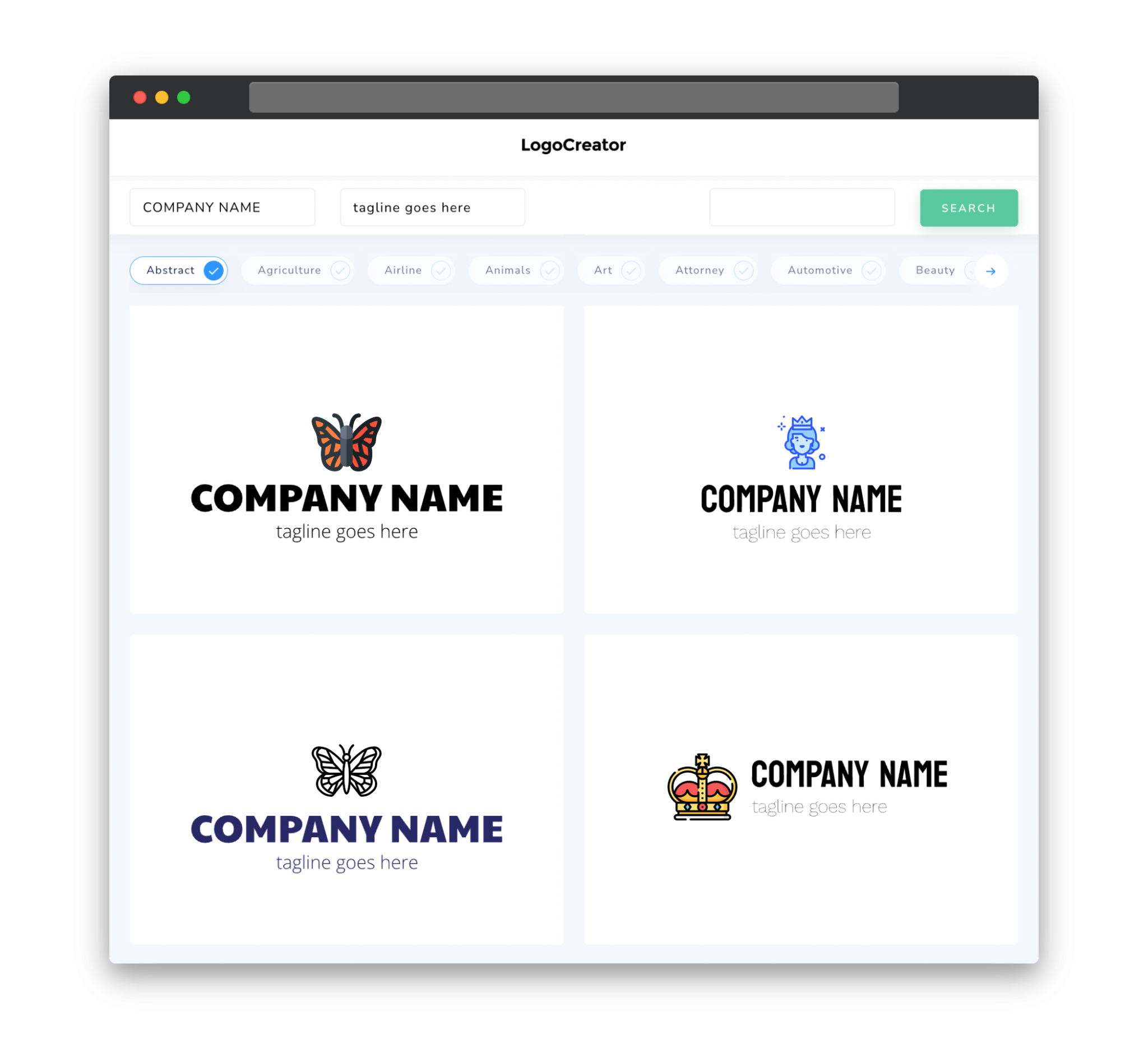 Monarch Logo Design: Create Your Own Monarch Logos