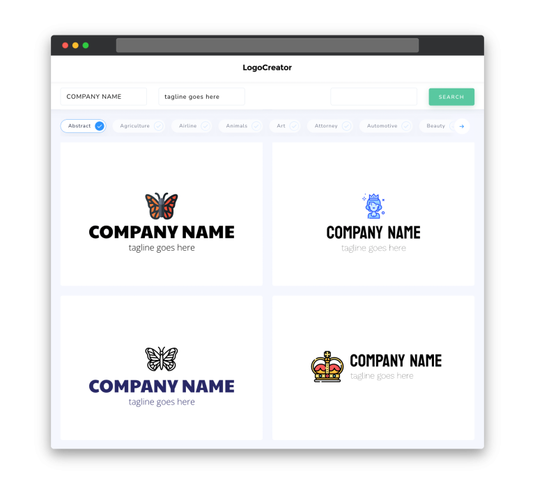 Monarch Logo Design: Create Your Own Monarch Logos