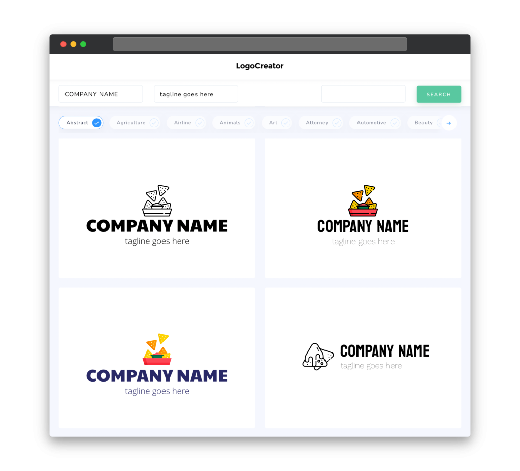 Nachos Logo Design: Create Your Own Nachos Logos