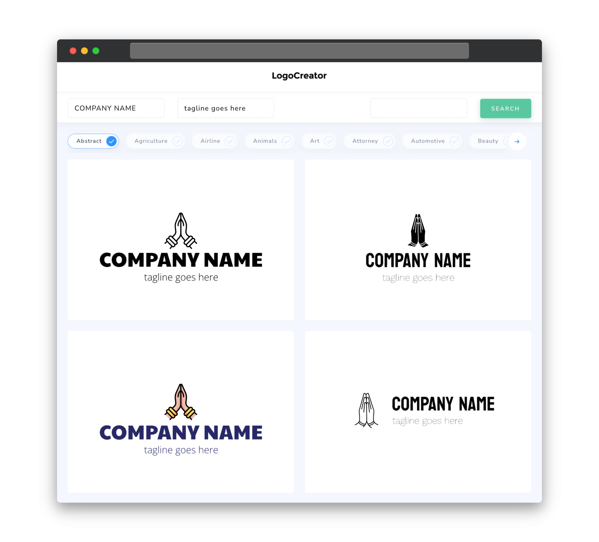 Namaste Logo Design: Create Your Own Namaste Logos