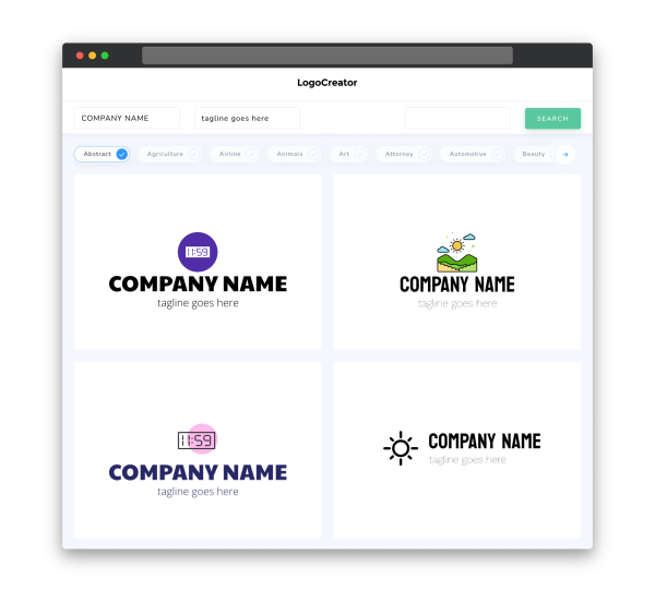 Noon Logo Design: Create Your Own Noon Logos