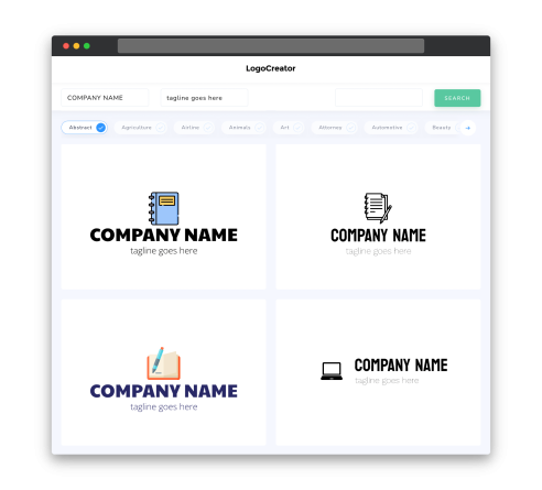 Notebook Logo Design: Create Your Own Notebook Logos