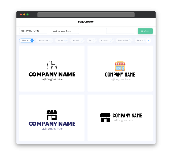 Online Store Logo Design: Create Your Own Online Store Logos