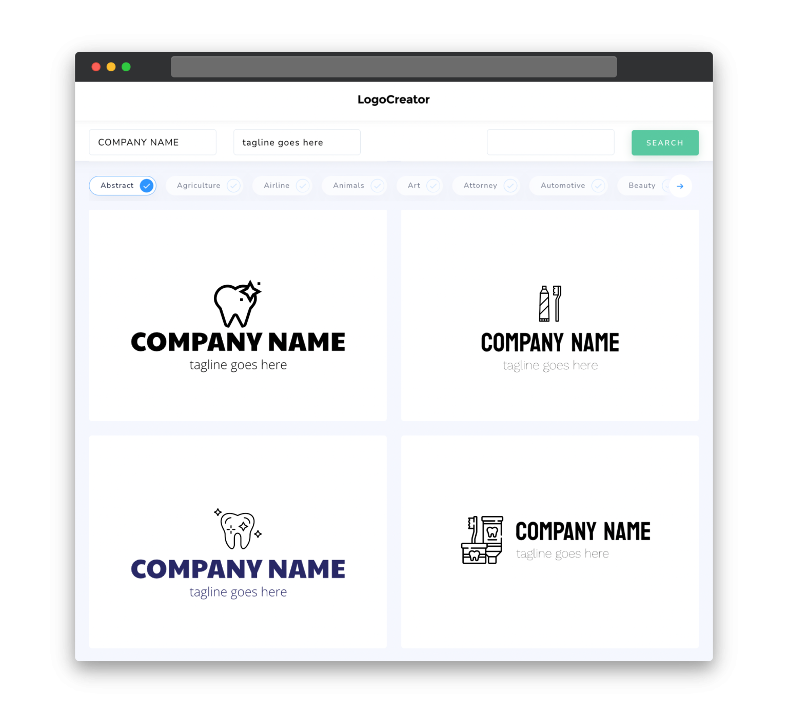 Oral Hygiene Logo Design: Create Your Own Oral Hygiene Logos