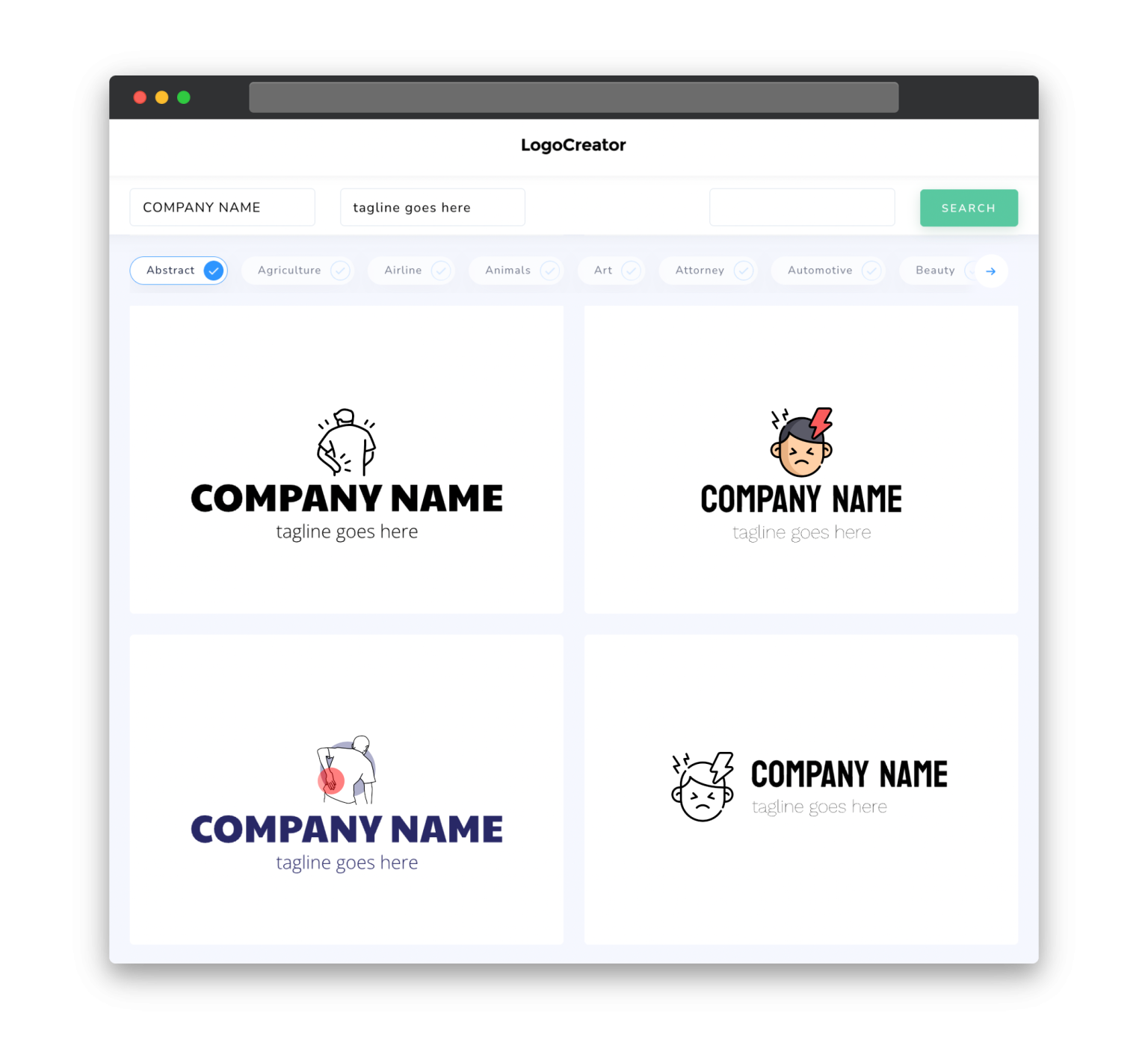 Pain Logo Design: Create Your Own Pain Logos