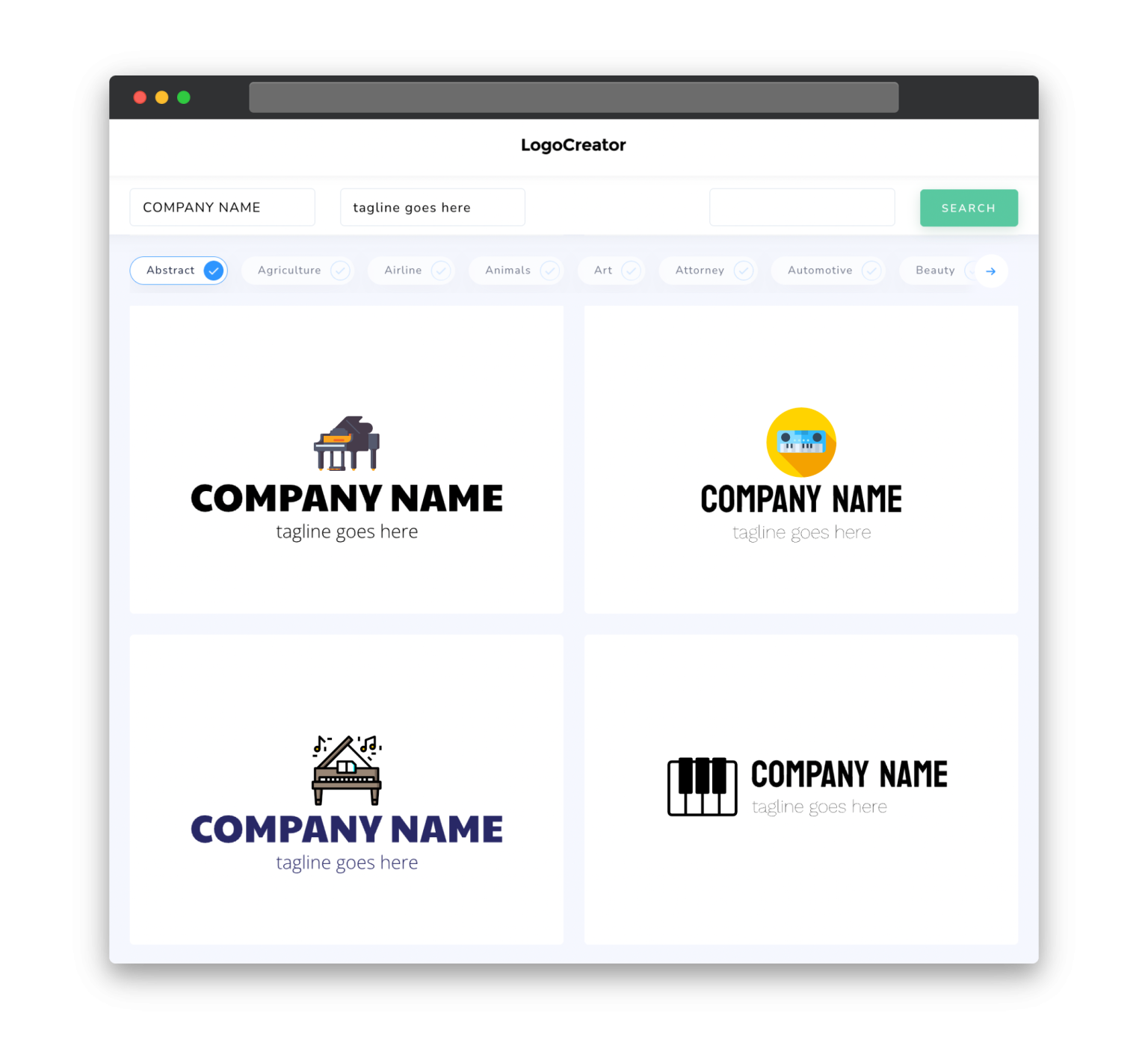 Piano Logo Design: Create Your Own Piano Logos