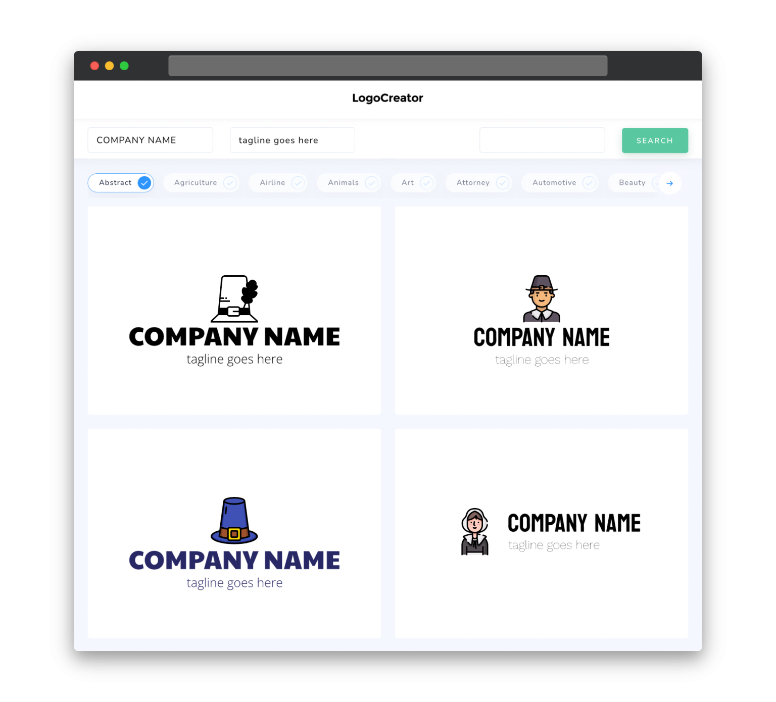 Pilgrim Logo Design: Create Your Own Pilgrim Logos