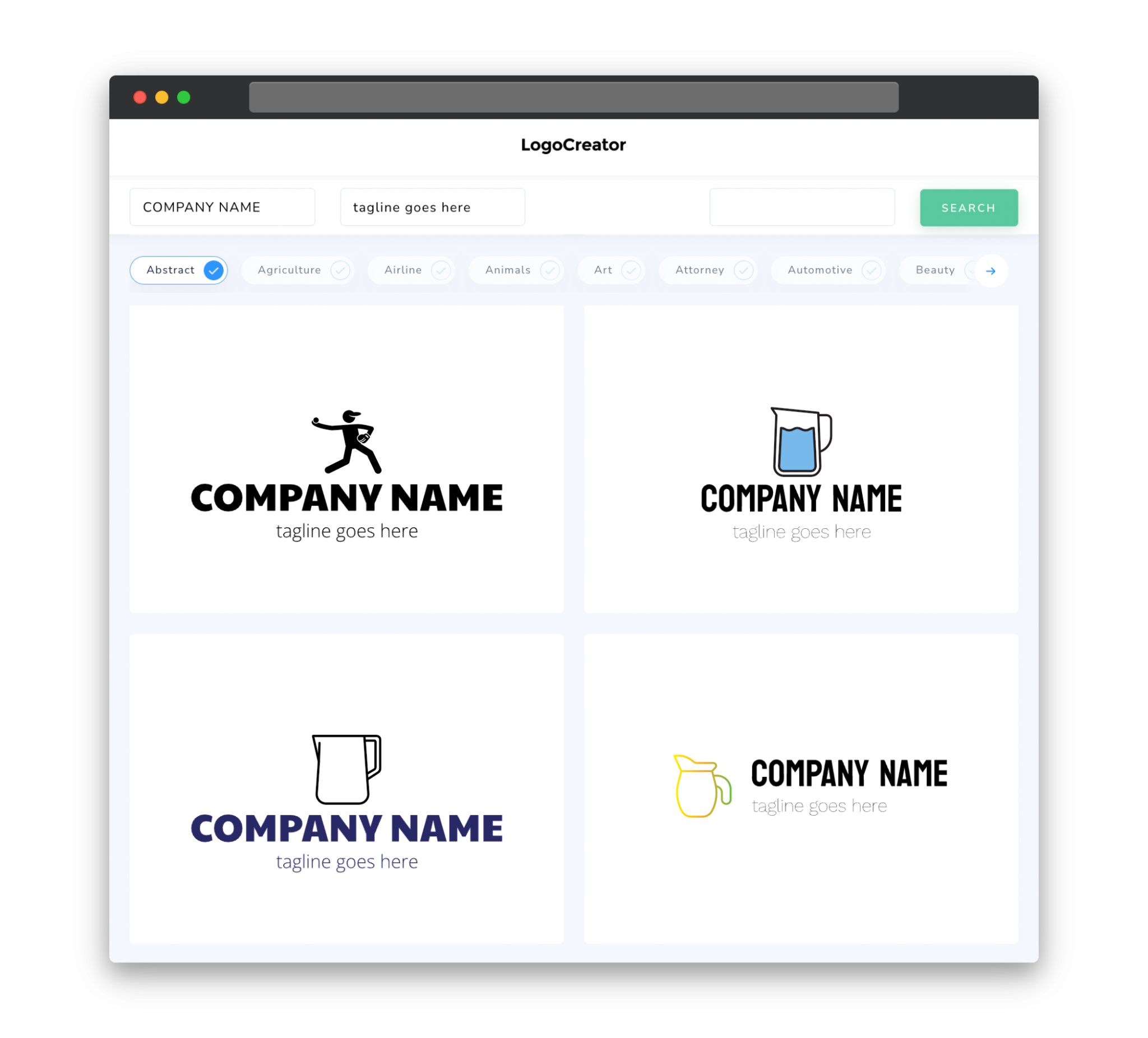 Pitcher Logo Design: Create Your Own Pitcher Logos
