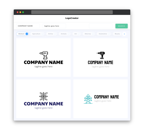 Power Tools Logo Design: Create Your Own Power Tools Logos
